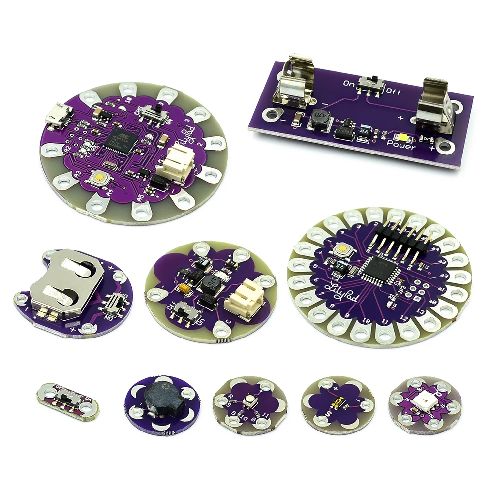 Generic Atmega32u4 Atmega328p Lilypad 328 For Arduino Diy Kit Usb Attiny85 Lilytiny Main Board ...